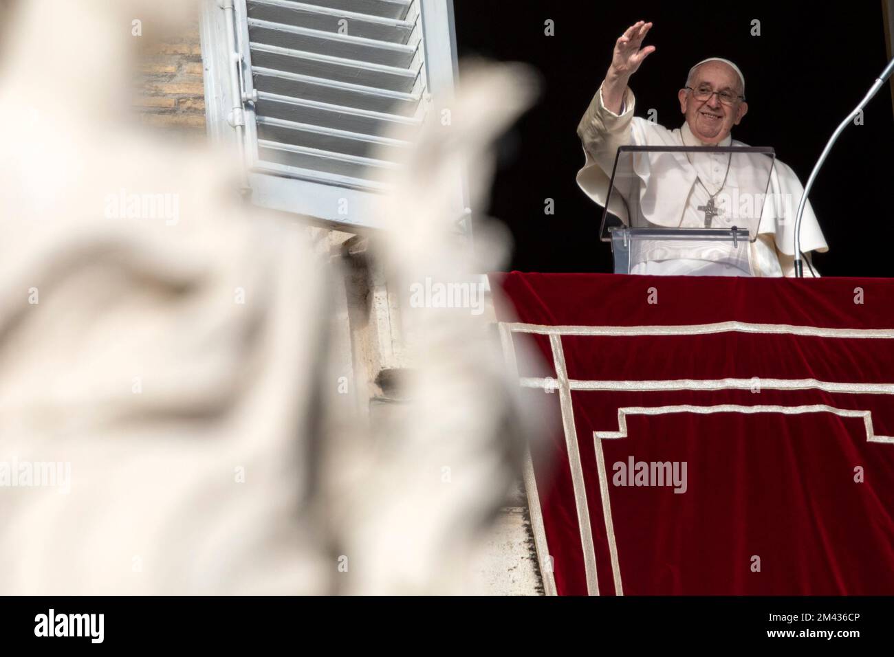 Vatican City, Vatican City, Vatican. 18th Dec, 2022. Pope Francis from ...