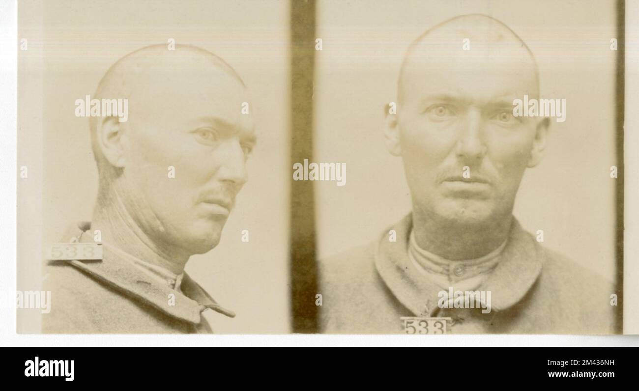 Photograph of George Moore. Bureau of Prisons, Inmate case files Stock ...