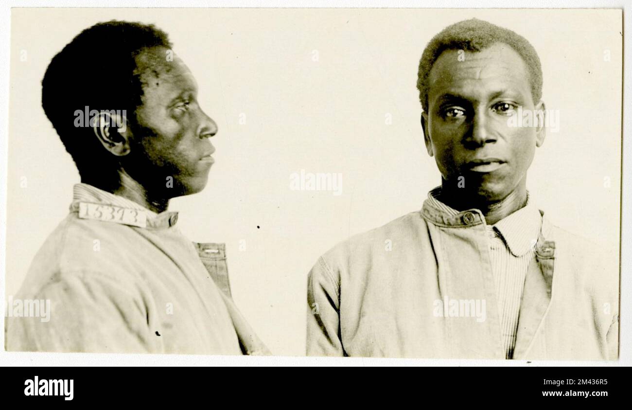 Photograph of J. W. Scott. Bureau of Prisons, Inmate case files Stock ...