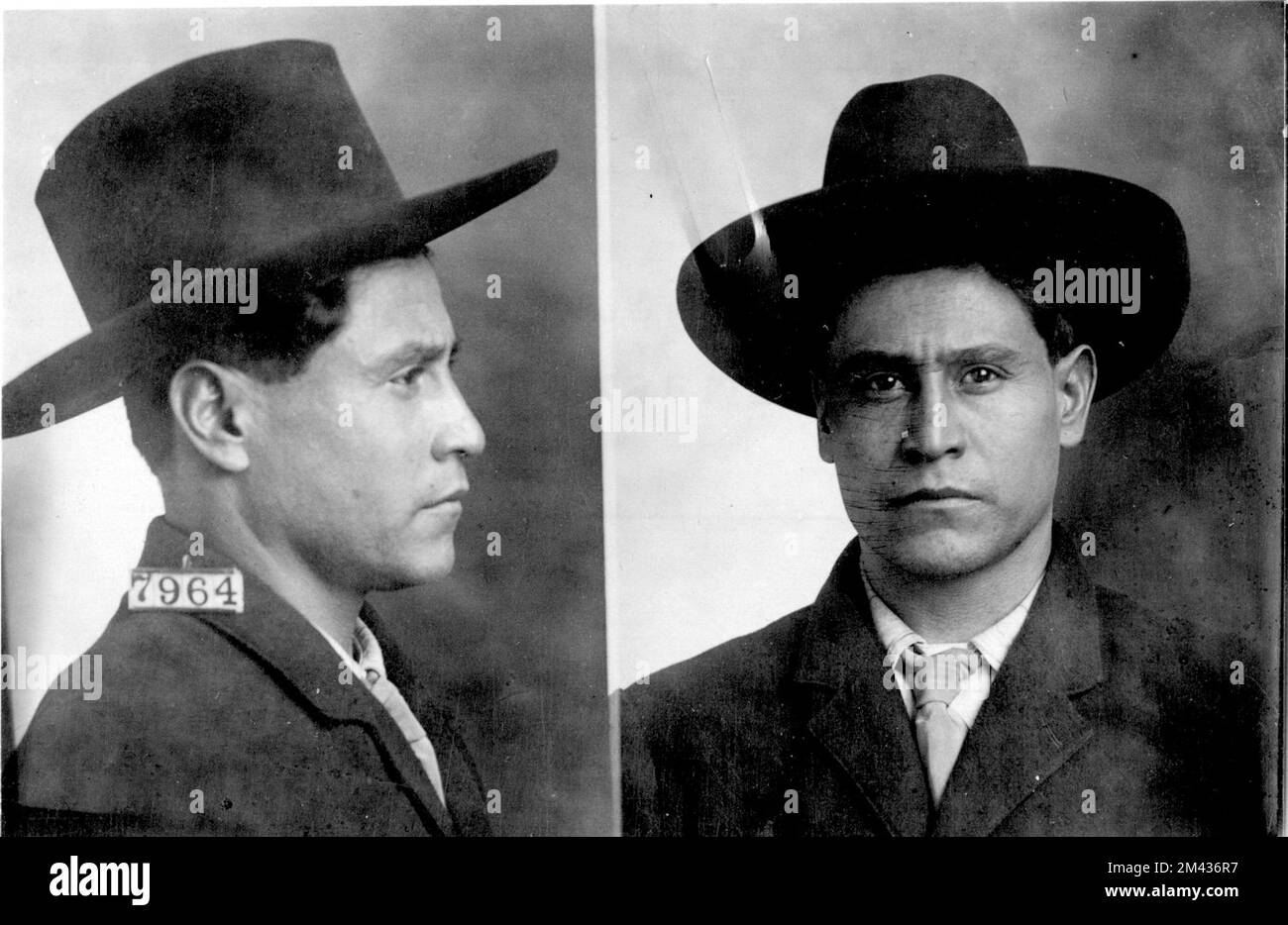 Photograph of Silvestre Lomas. This item is the prison photograph, also ...