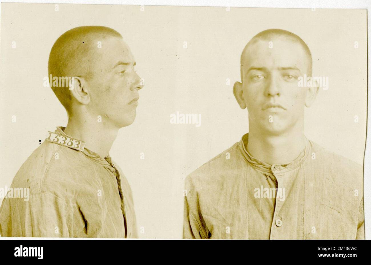 Photograph of George Shanks. Bureau of Prisons, Inmate case files Stock ...