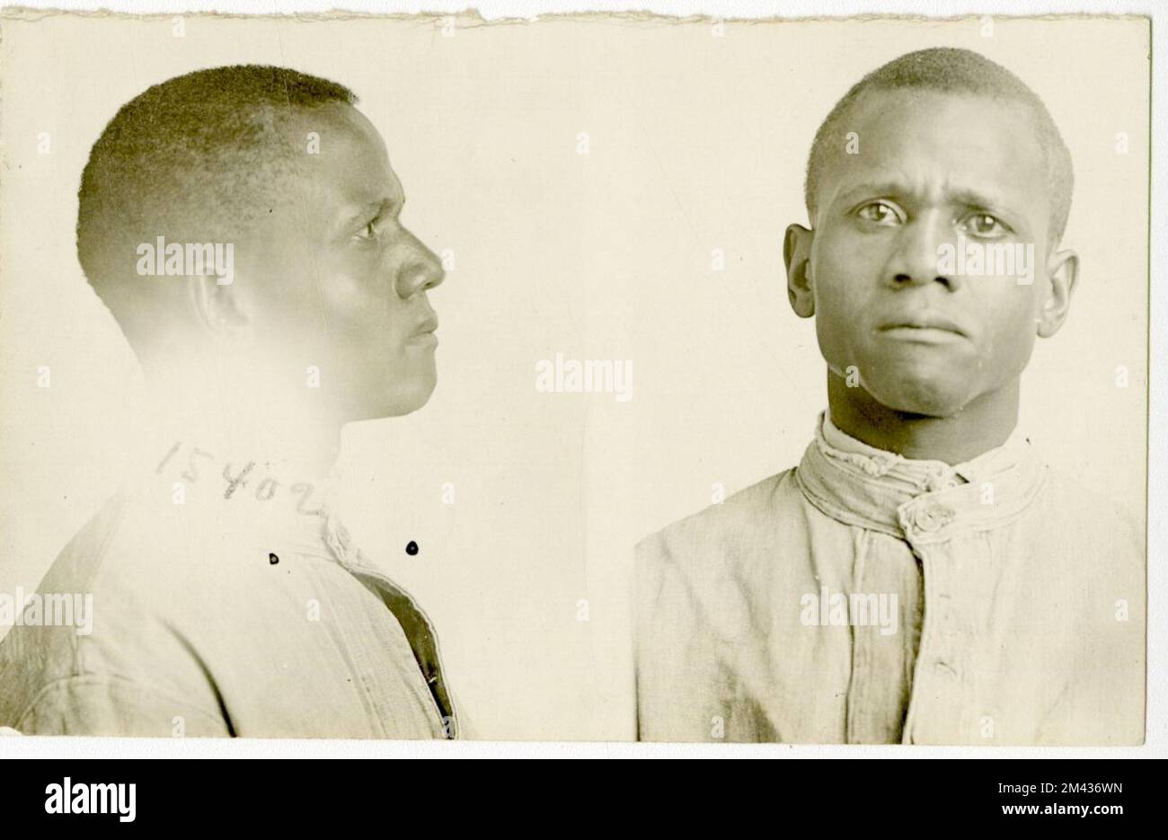 Photograph of G. W. Bouldin. Bureau of Prisons, Inmate case files Stock ...