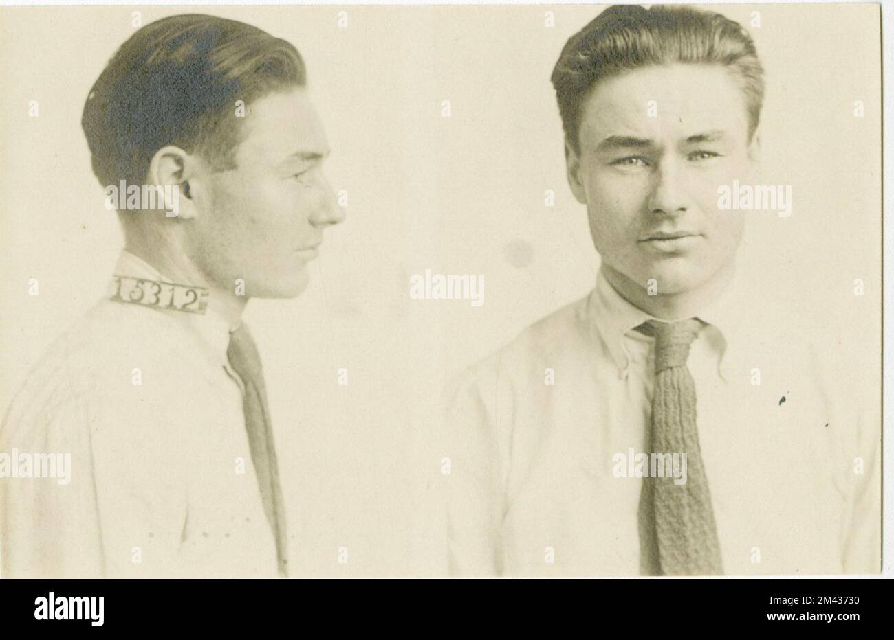 Photograph of John Cashill. Bureau of Prisons, Inmate case files Stock ...