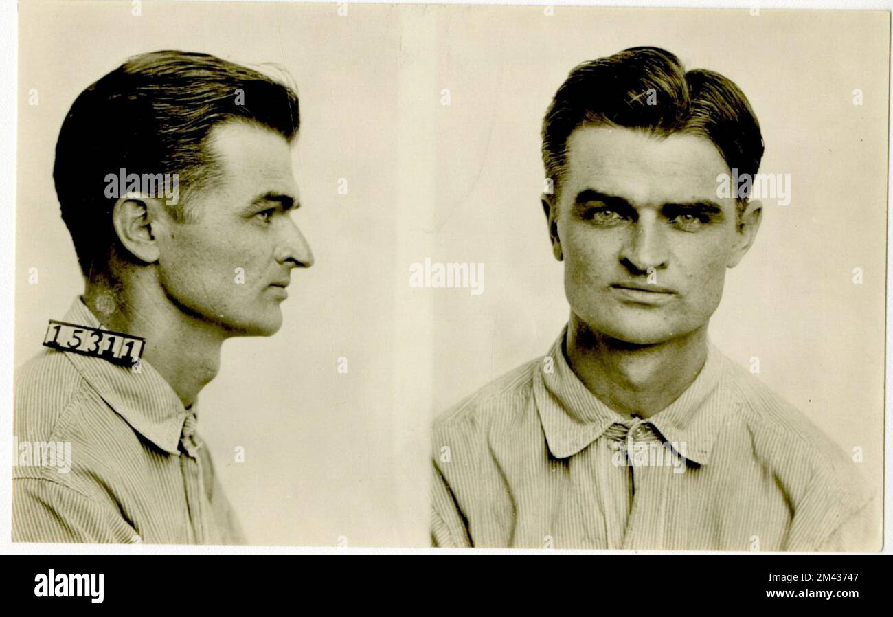 Photograph of Dave Cashill. Bureau of Prisons, Inmate case files Stock ...