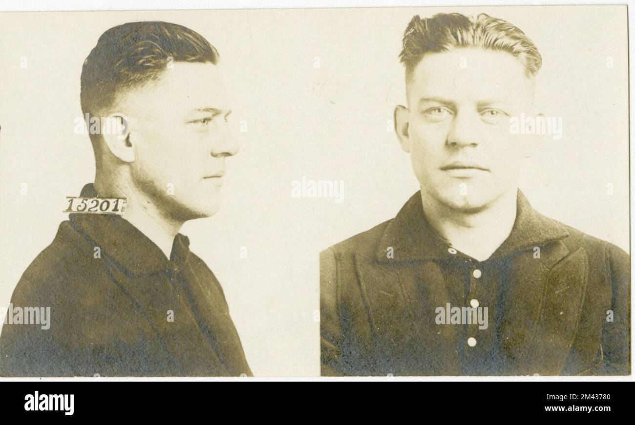 Photograph of Fred Palm. Bureau of Prisons, Inmate case files Stock ...