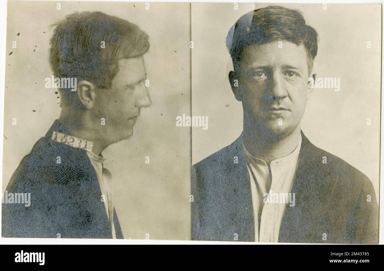 Photograph of John McAllen. Bureau of Prisons, Inmate case files Stock ...