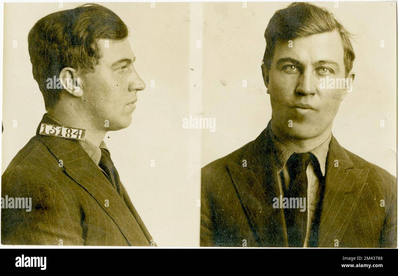 Photograph of Carl Linville. Bureau of Prisons, Inmate case files Stock ...