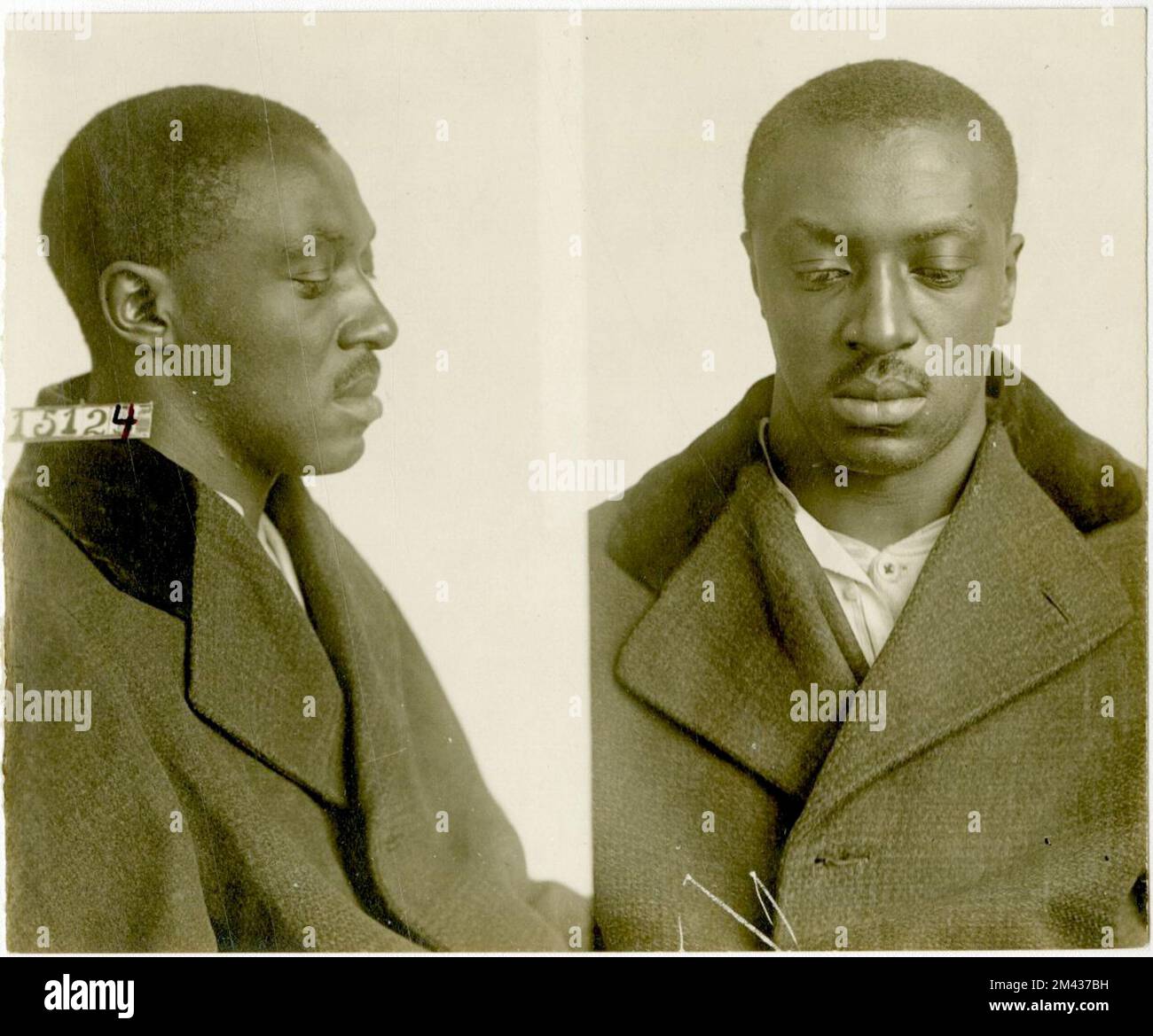 Photograph of Isaiah Blake. Bureau of Prisons, Inmate case files Stock ...