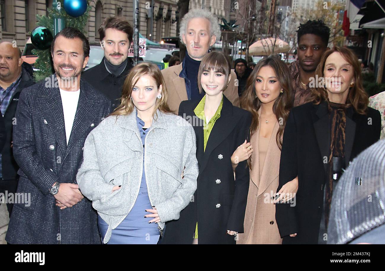 December 15, 2022 William Abadie, Lucas Bravo, Camille Raza, Bruno ...