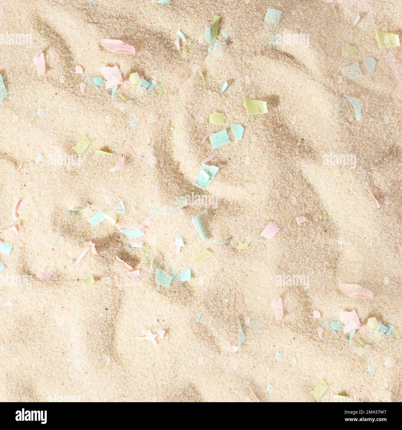 Conceptual composition of microplastics and coastal sand. The impact of ...