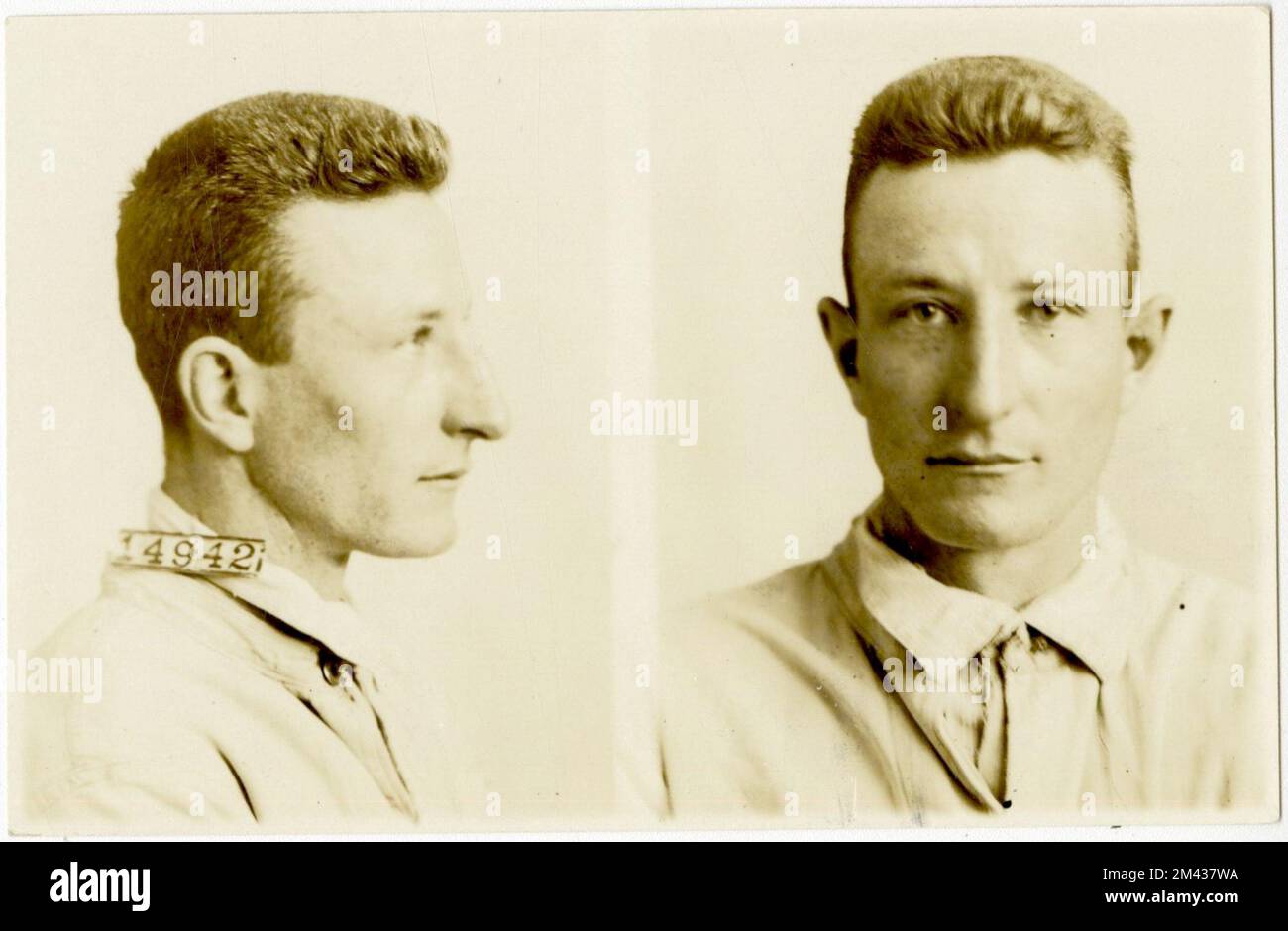 Photograph of George W. Jerue. Bureau of Prisons, Inmate case files ...