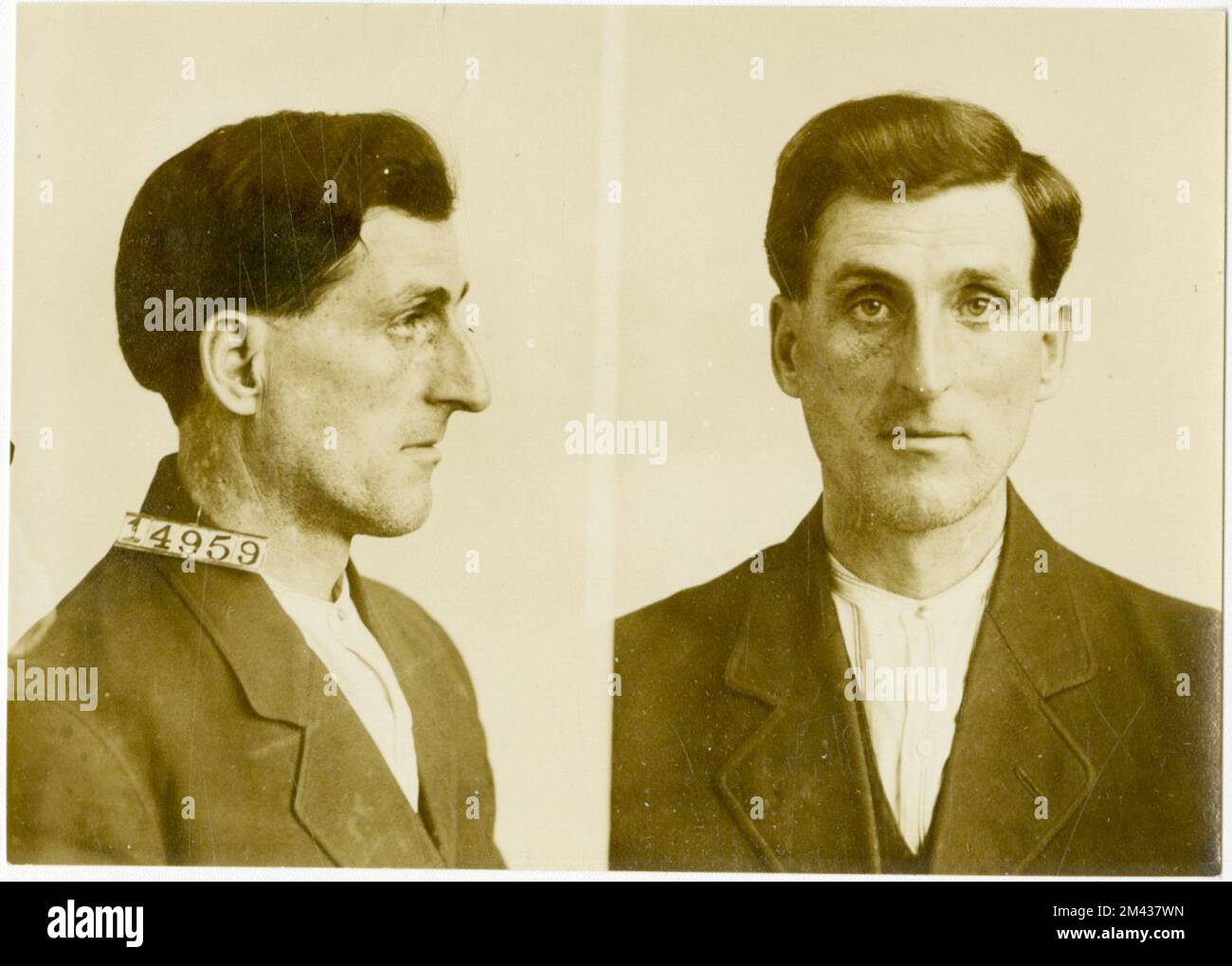 Photograph of John Casey. Bureau of Prisons, Inmate case files Stock ...