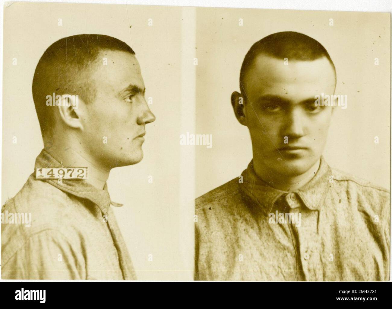 Photograph of Harold R. Shearer. Bureau of Prisons, Inmate case files ...