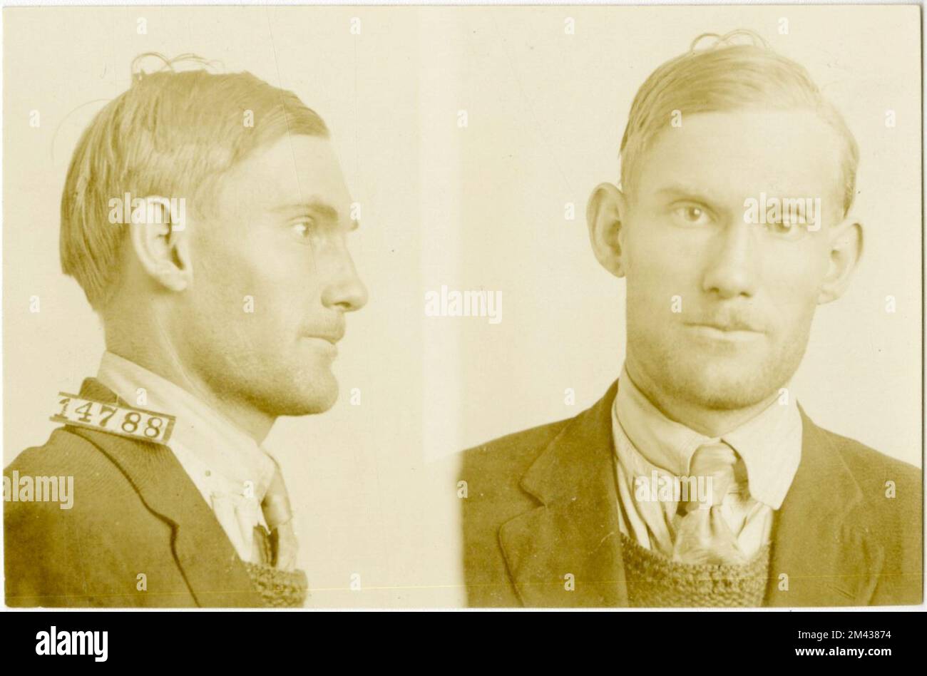 Photograph of J. L. Horton. Bureau of Prisons, Inmate case files Stock ...