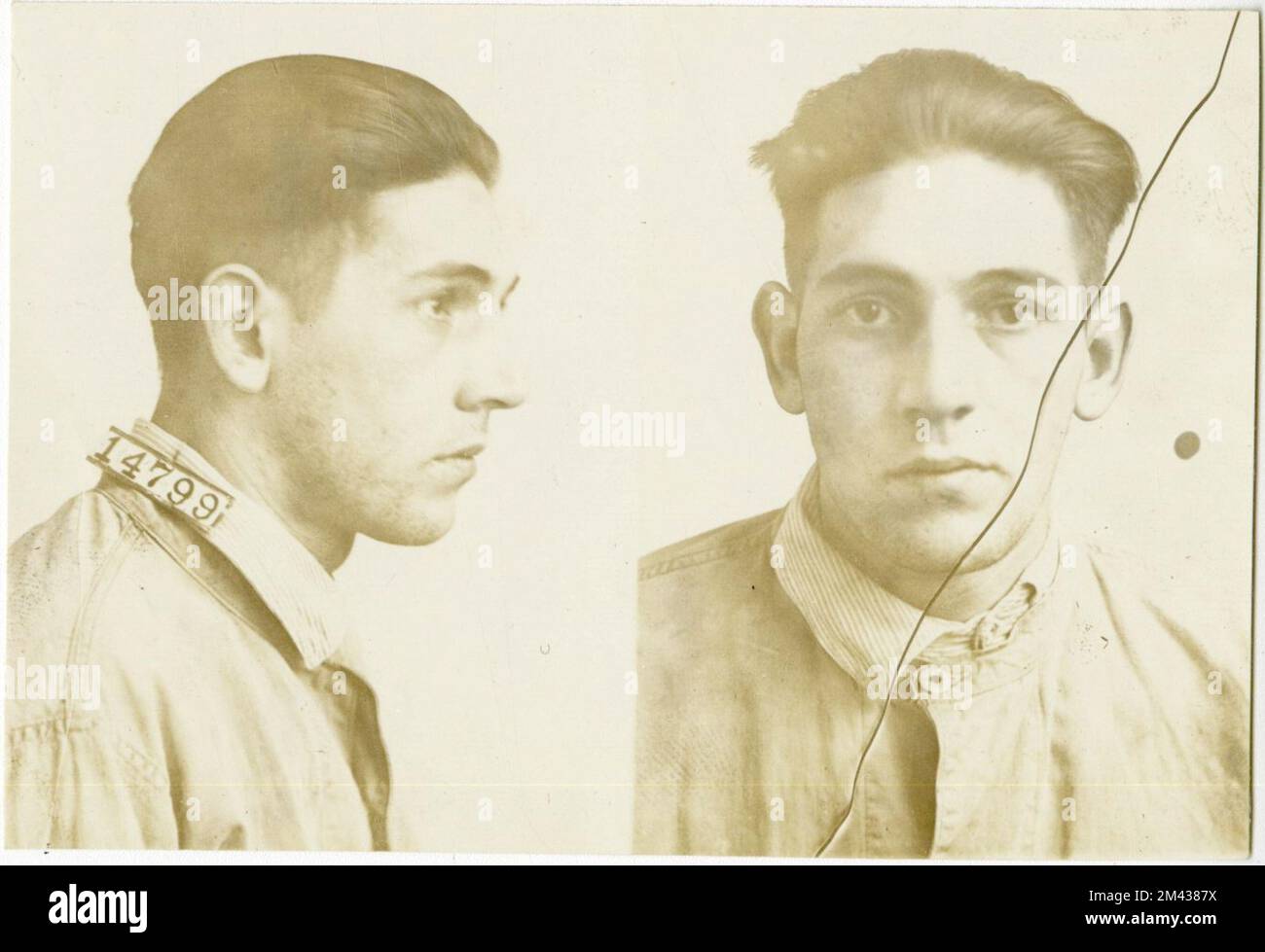 Photograph of John Adams. Bureau of Prisons, Inmate case files Stock ...