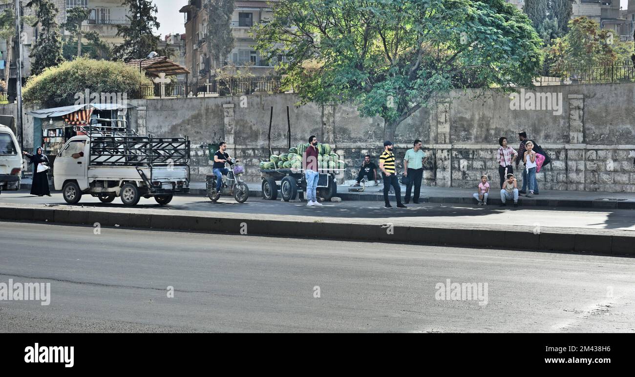Damascus, Syria, on the street Stock Photo - Alamy