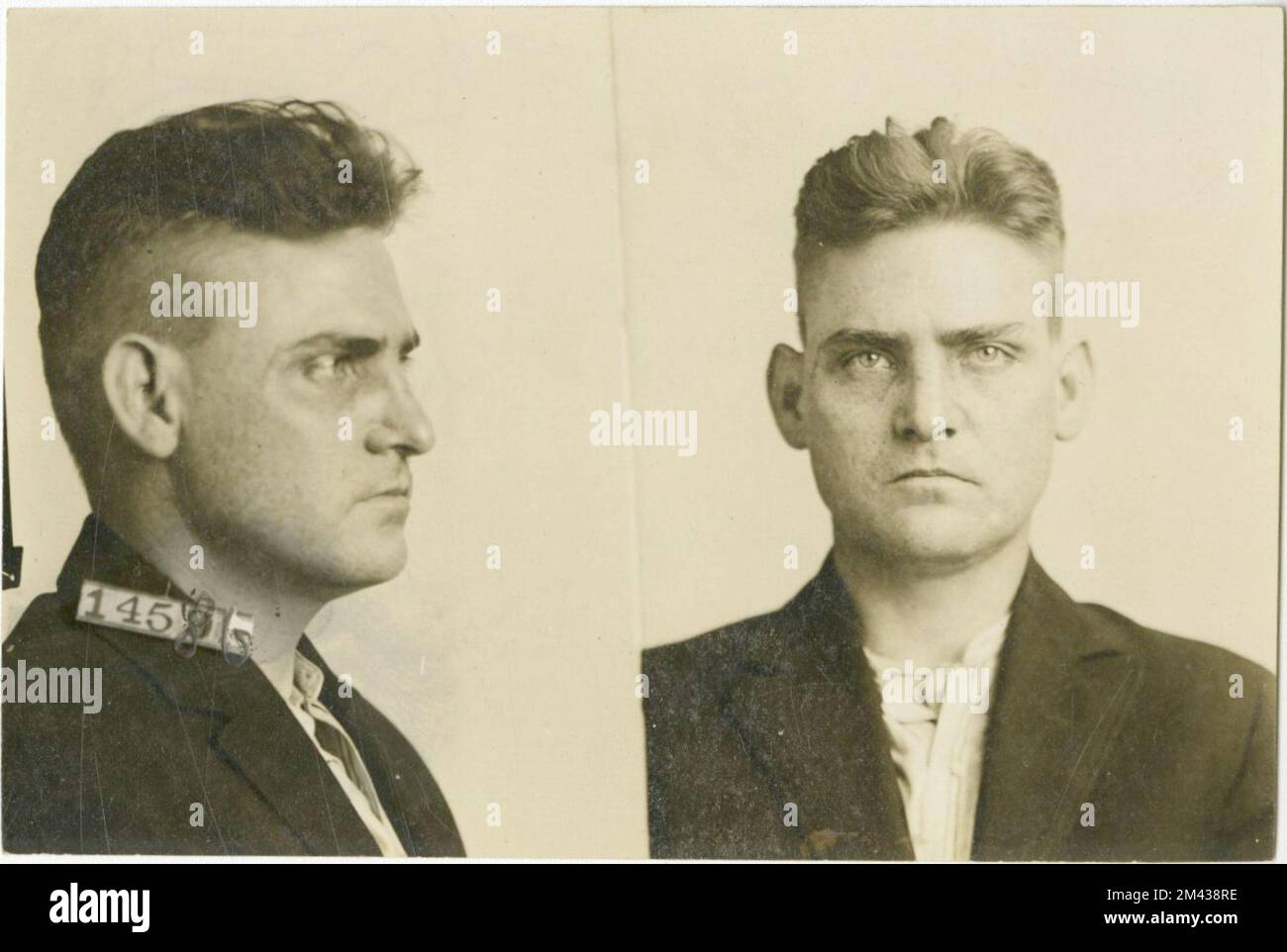 Photograph of J. M. Kelly. Bureau of Prisons, Inmate case files Stock ...