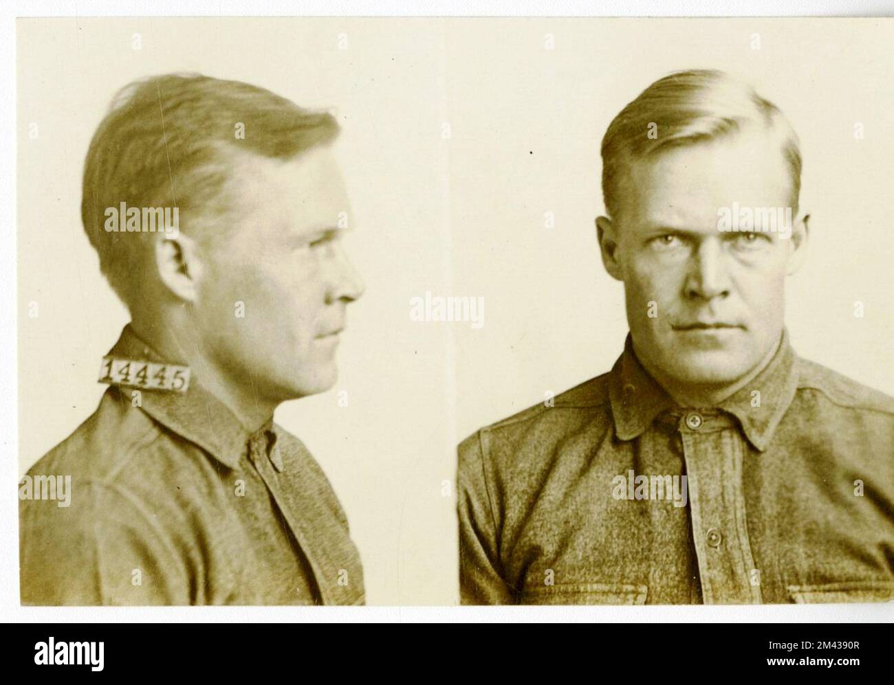 Photograph of Logan J. Duff. Bureau of Prisons, Inmate case files Stock ...