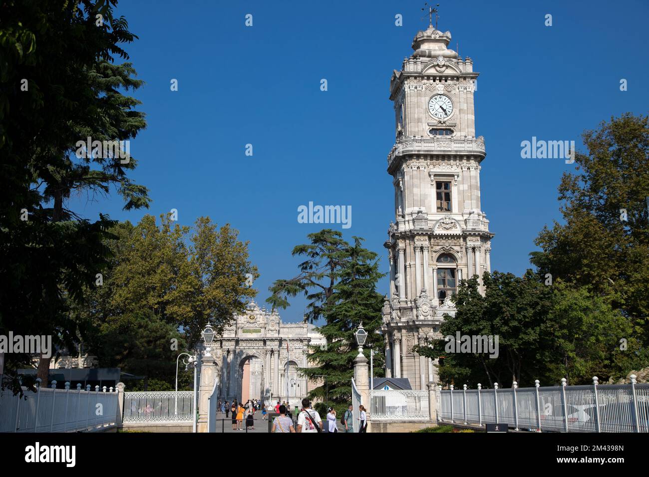 Besiktas,Istanbul,Turkey - 09-02-2022:Dolmabahce palace historical ...
