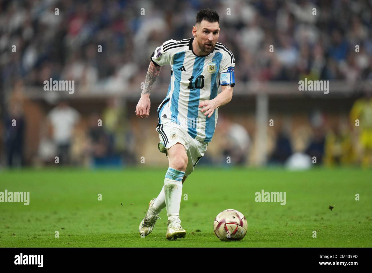 Lionel Messi of Argentina during the FIFA World Cup Qatar 2022 match ...
