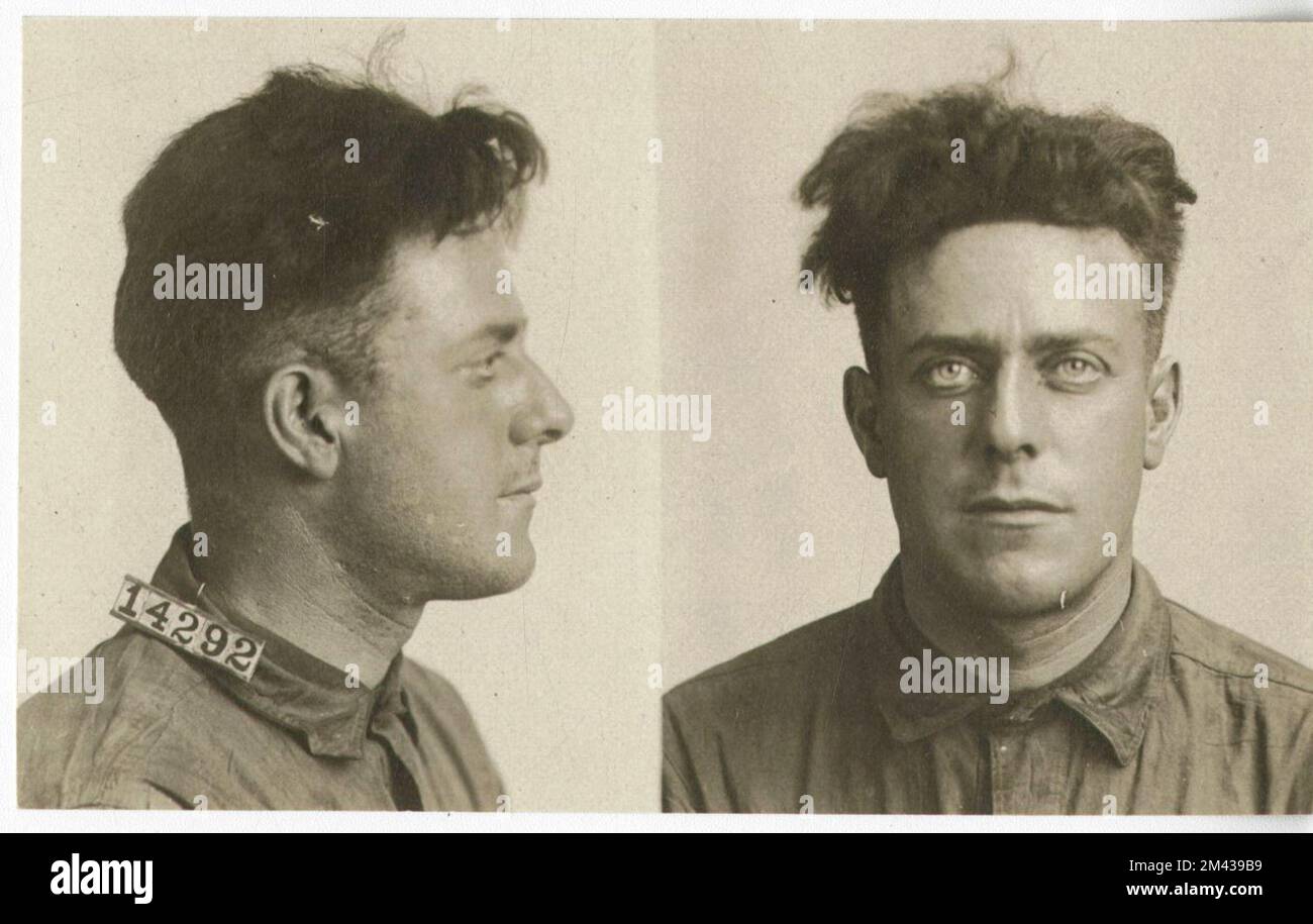 Photograph of Thomas Oakes. Bureau of Prisons, Inmate case files Stock ...