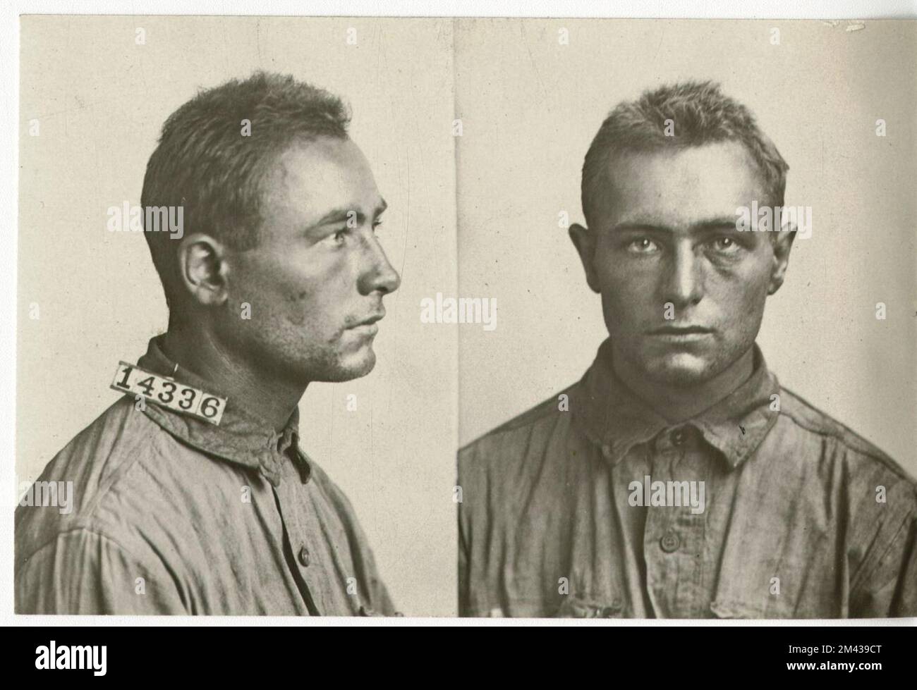 Photograph of George Busser. Bureau of Prisons, Inmate case files Stock ...