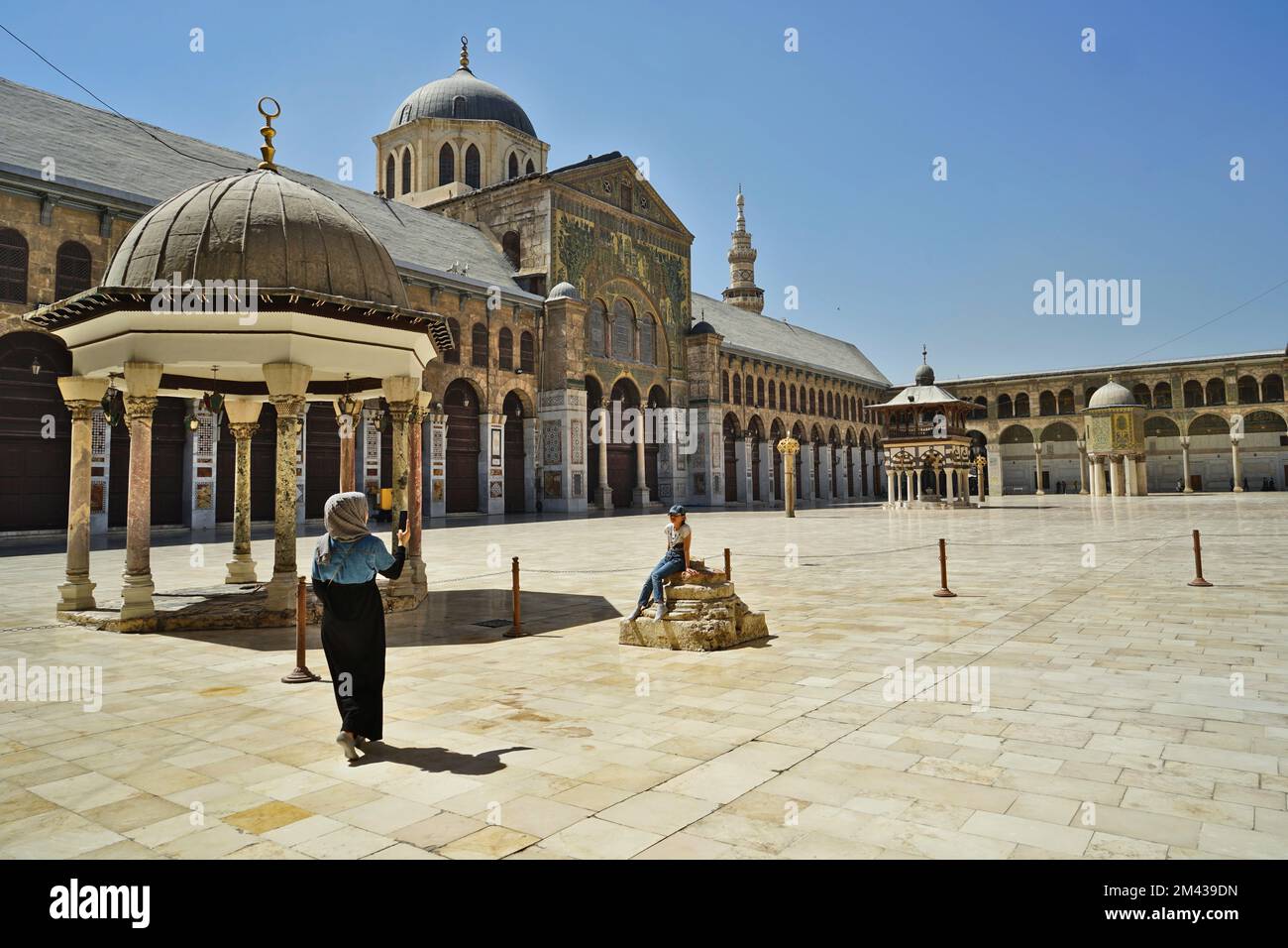Aleppo, Syria, Umayyad Mosque Stock Photo - Alamy