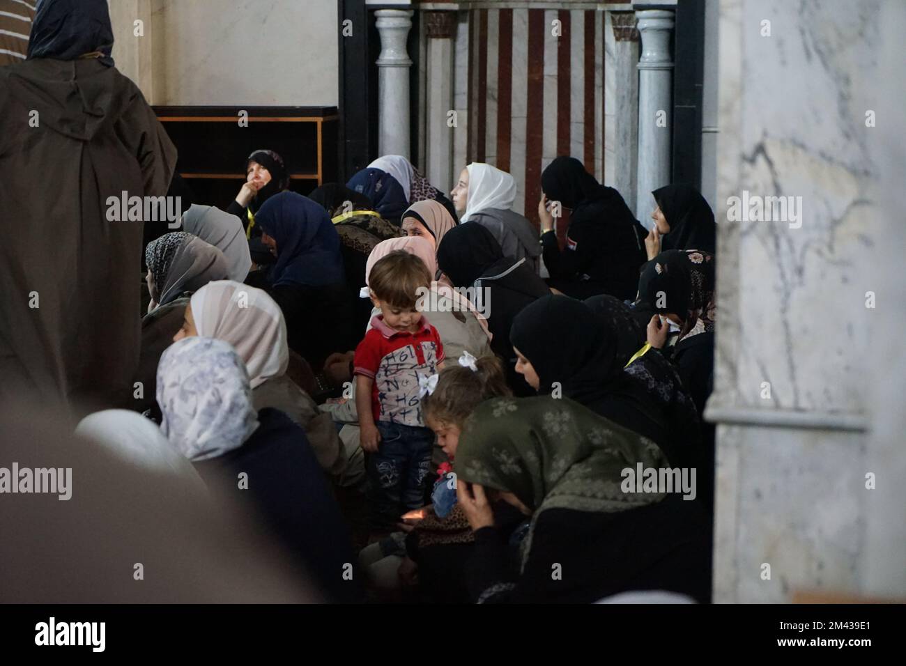 Aleppo, Syria, Umayyad Mosque, prayers Stock Photo - Alamy