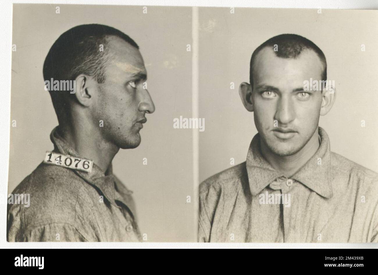 Photograph of Joseph Farris. Bureau of Prisons, Inmate case files Stock ...