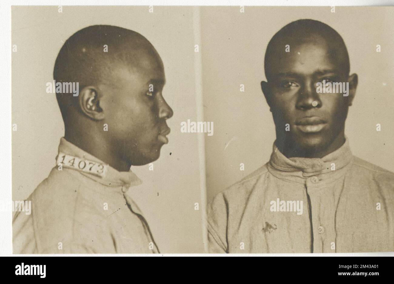 Photograph of Paul George. Bureau of Prisons, Inmate case files Stock ...