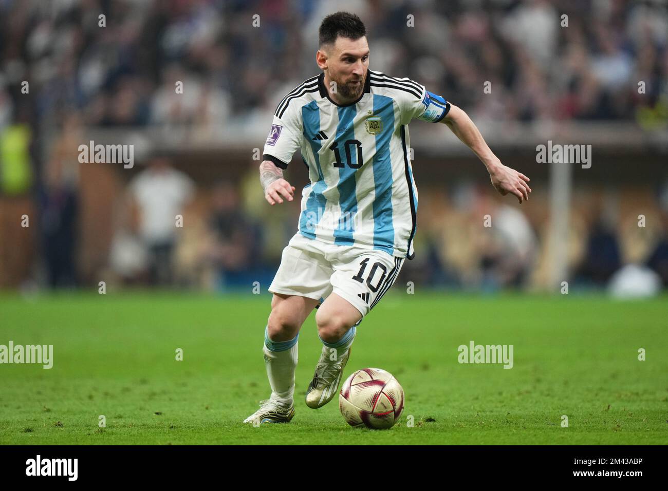 Lionel Messi of Argentina during the FIFA World Cup Qatar 2022 match ...
