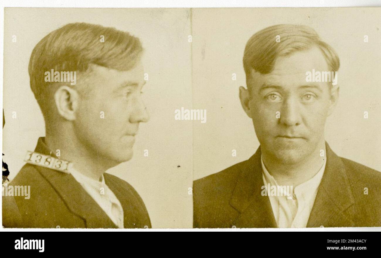 Photograph of Joe Steinhoff. Bureau of Prisons, Inmate case files Stock ...