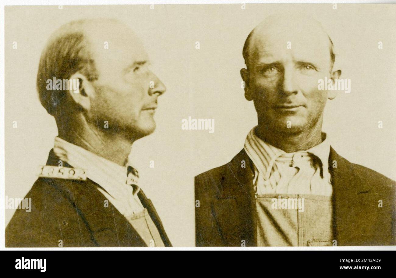 Photograph of J. S. Johnson. Bureau of Prisons, Inmate case files Stock ...