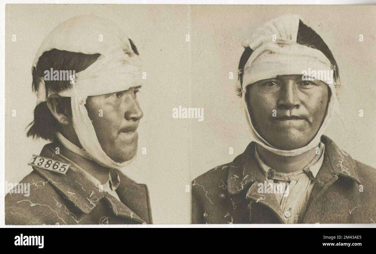 Photograph of Hosteen-bi-de-ga-Bega. Bureau of Prisons, Inmate case ...