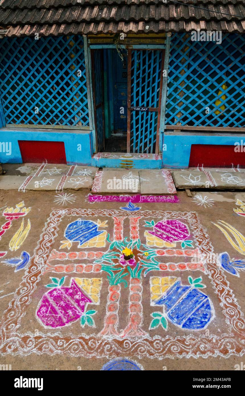 Rangoli are decorative sanddesigns made on floors of living rooms and ...
