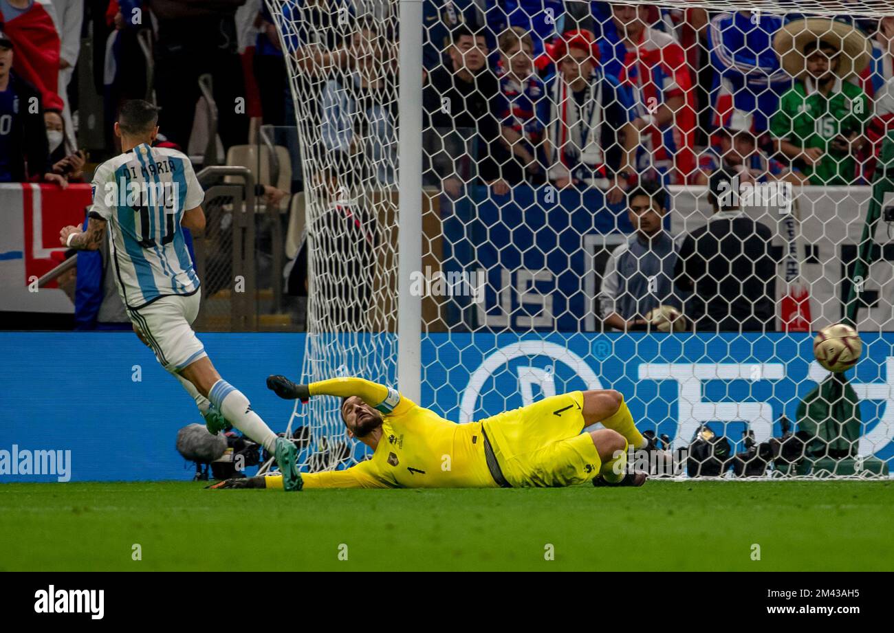 Lusail, Catar. 18th Dec, 2022. Argentina vs France Party, match valid ...
