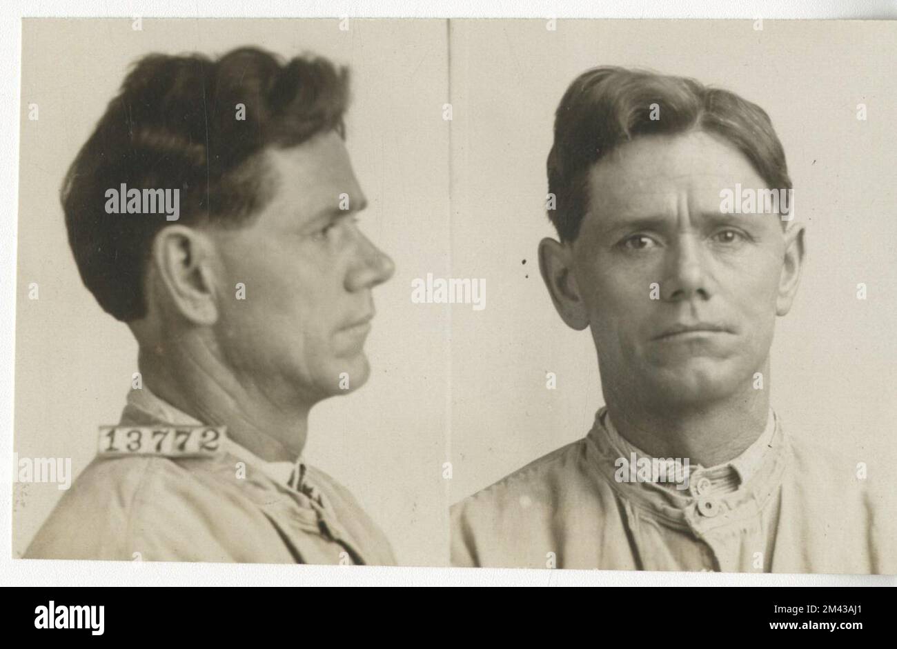 Photograph of John Benson. Bureau of Prisons, Inmate case files Stock ...