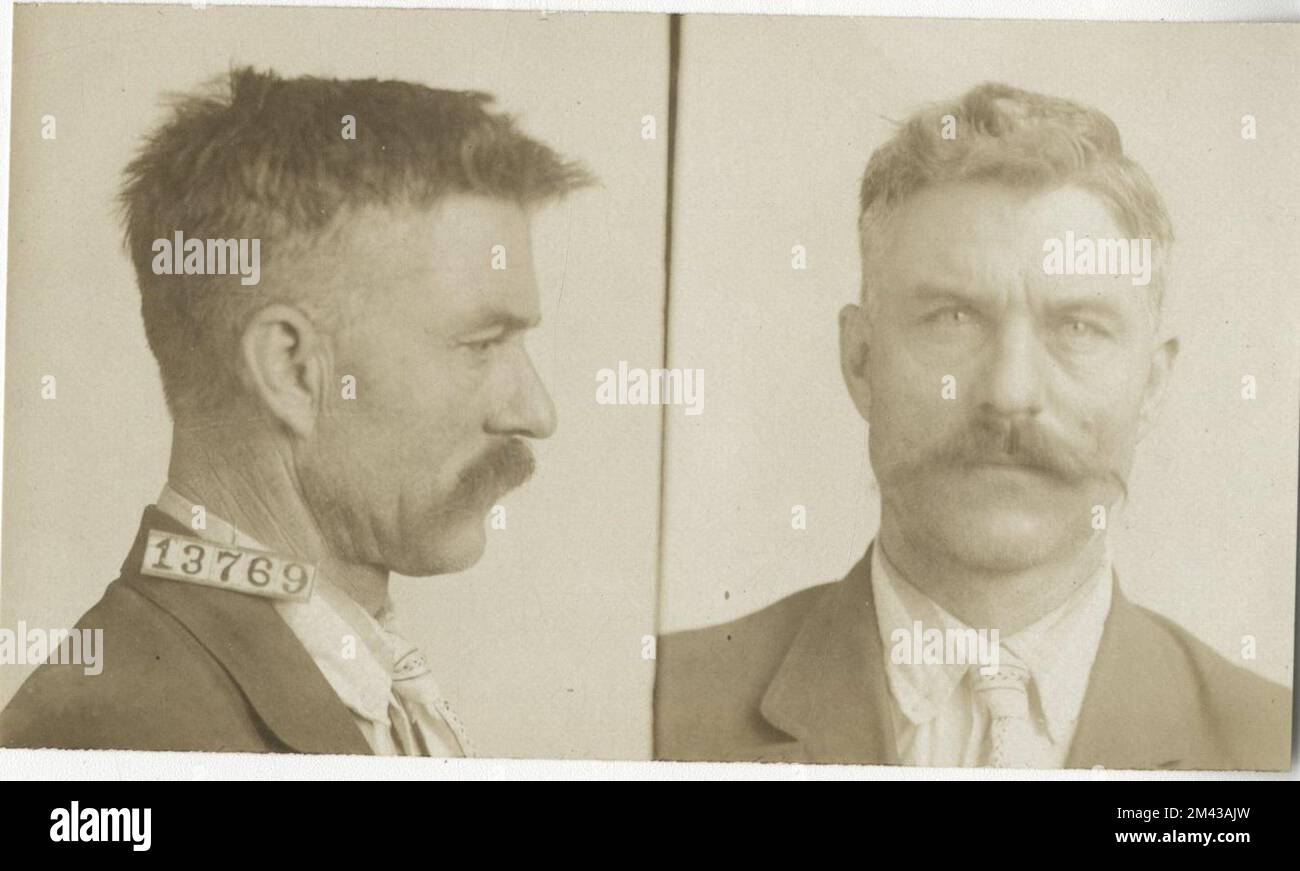 Photograph of George Myers. Bureau of Prisons, Inmate case files Stock ...