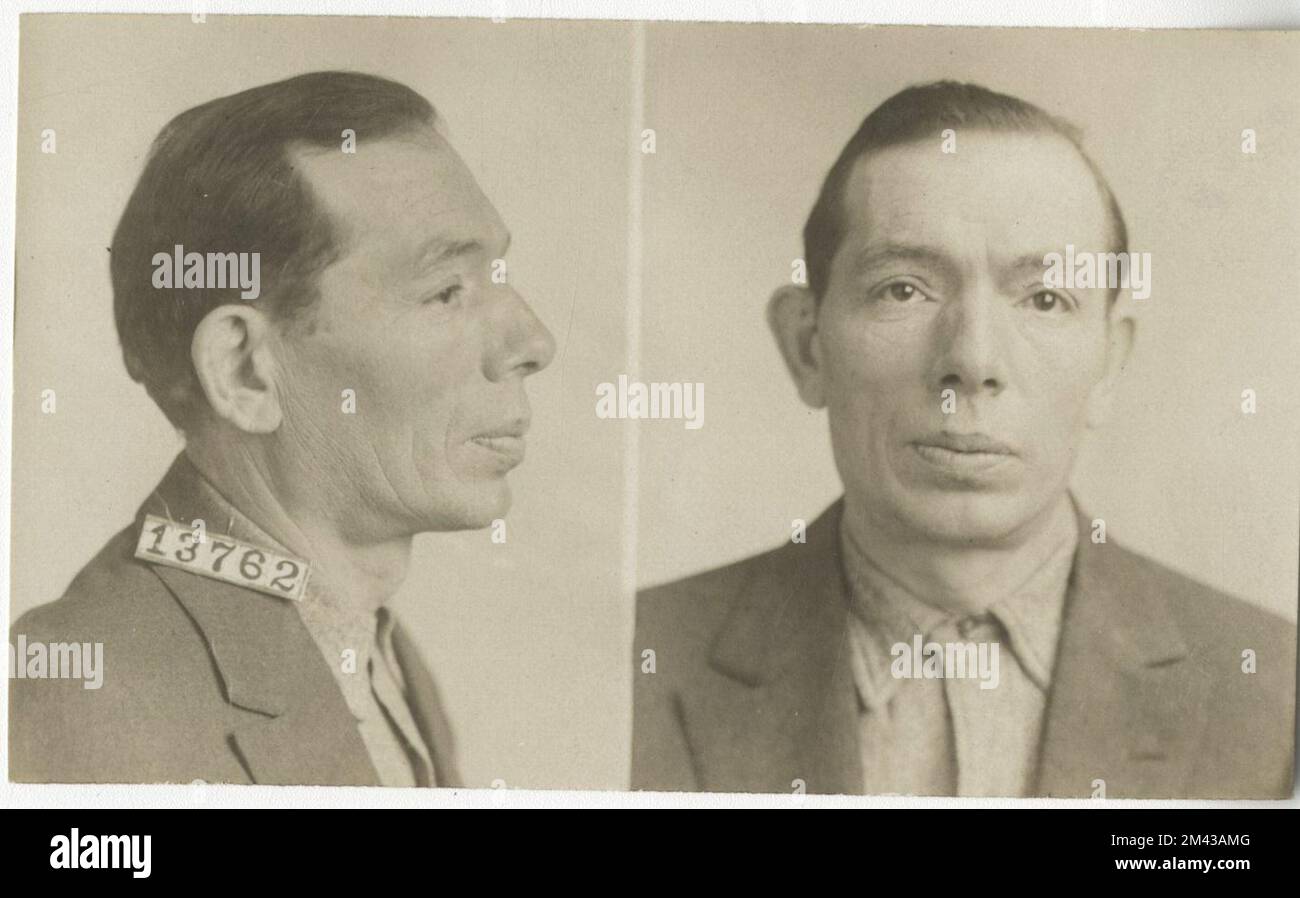 Photograph of Louis May. Bureau of Prisons, Inmate case files Stock ...