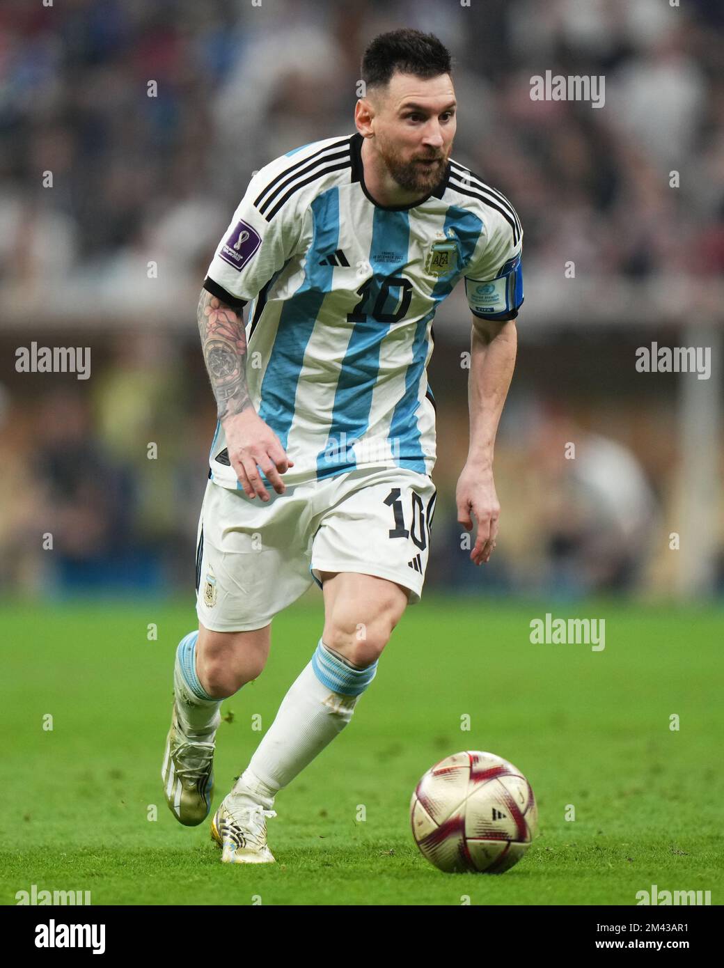 Lionel Messi of Argentina during the FIFA World Cup Qatar 2022 match ...