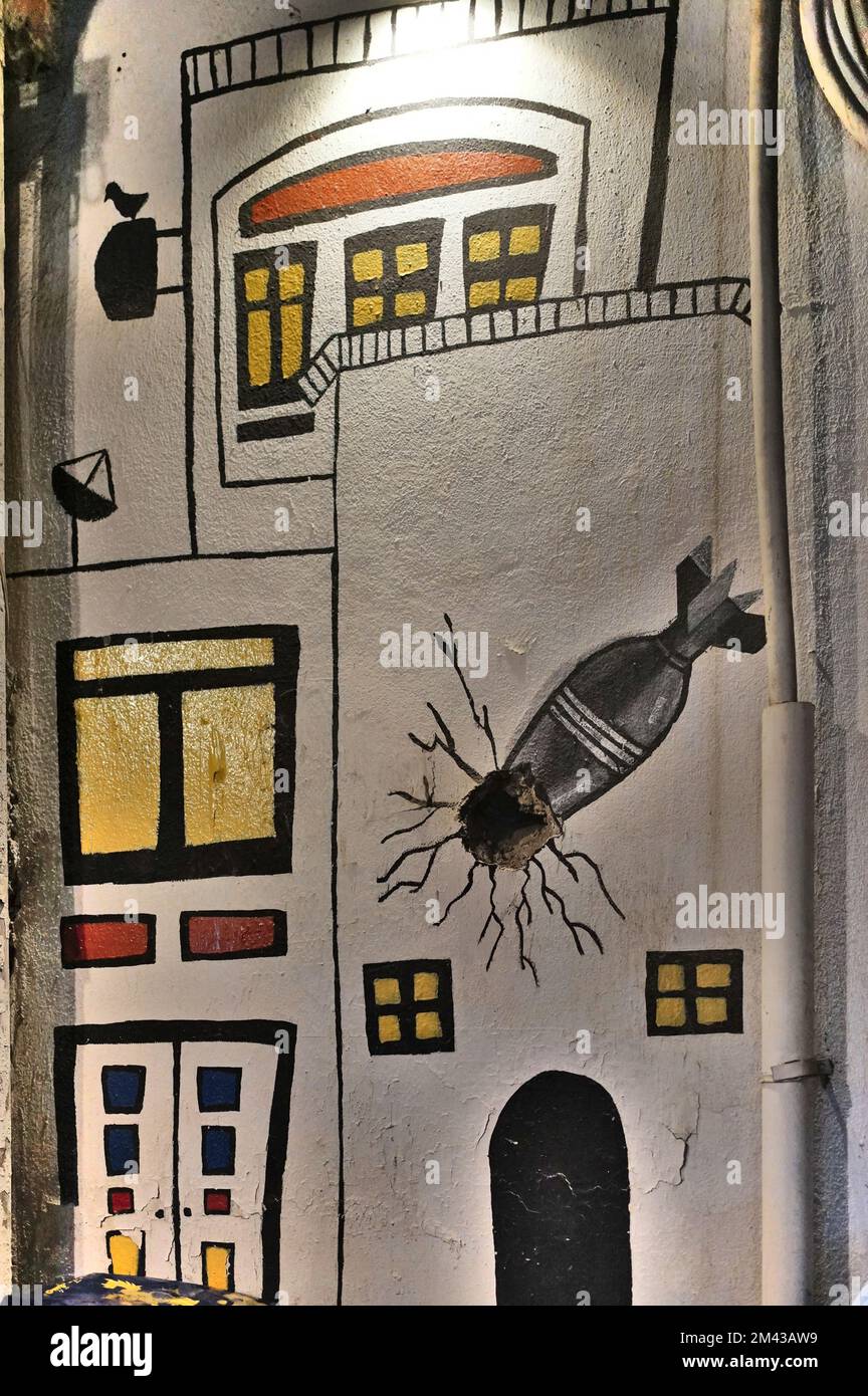 Damascus, Syria, antiwar graffiti art Stock Photo - Alamy