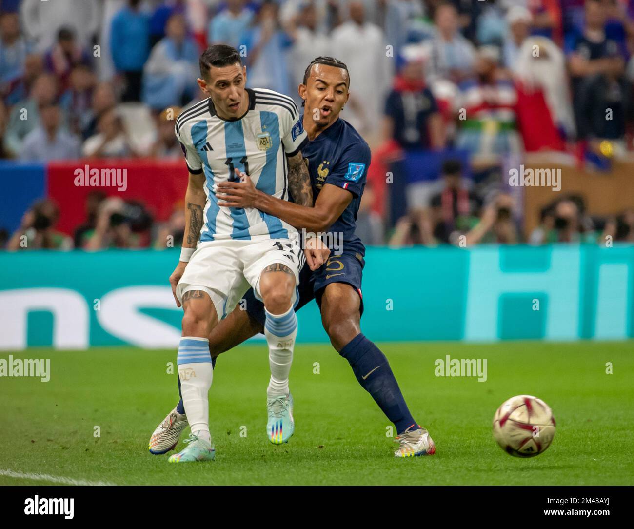 Lusail, Catar. 18th Dec, 2022. Argentina vs France Party, match valid ...