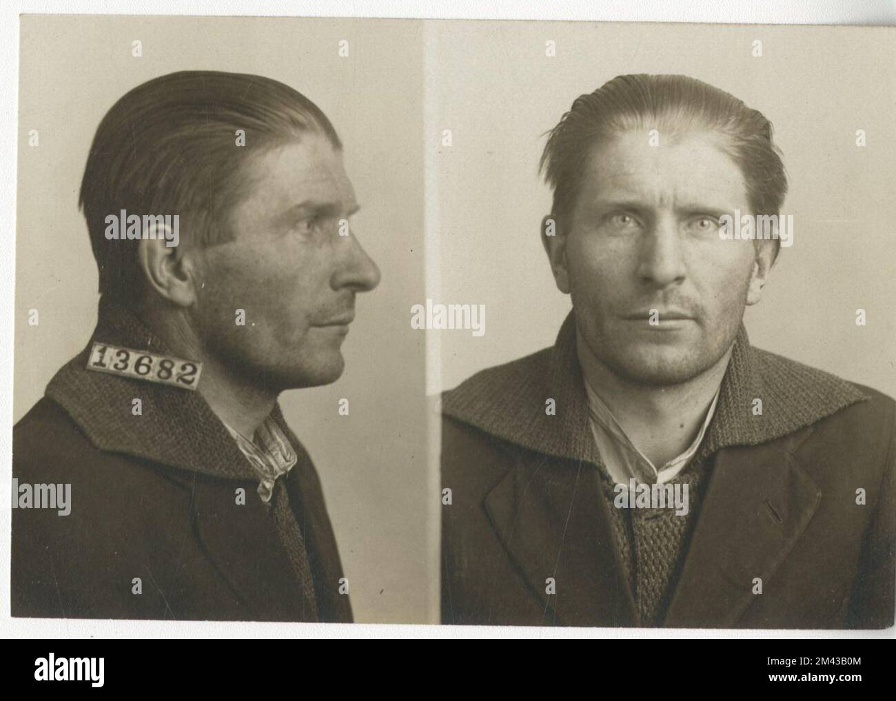 Photograph of Carl Larson. Bureau of Prisons, Inmate case files Stock ...