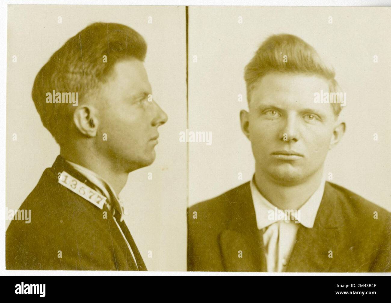 Photograph of John Potthast. Bureau of Prisons, Inmate case files Stock ...