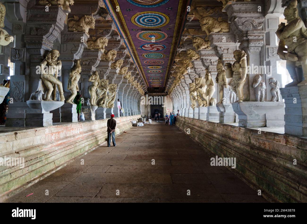 Rameshwaram temple hi-res stock photography and images - Alamy