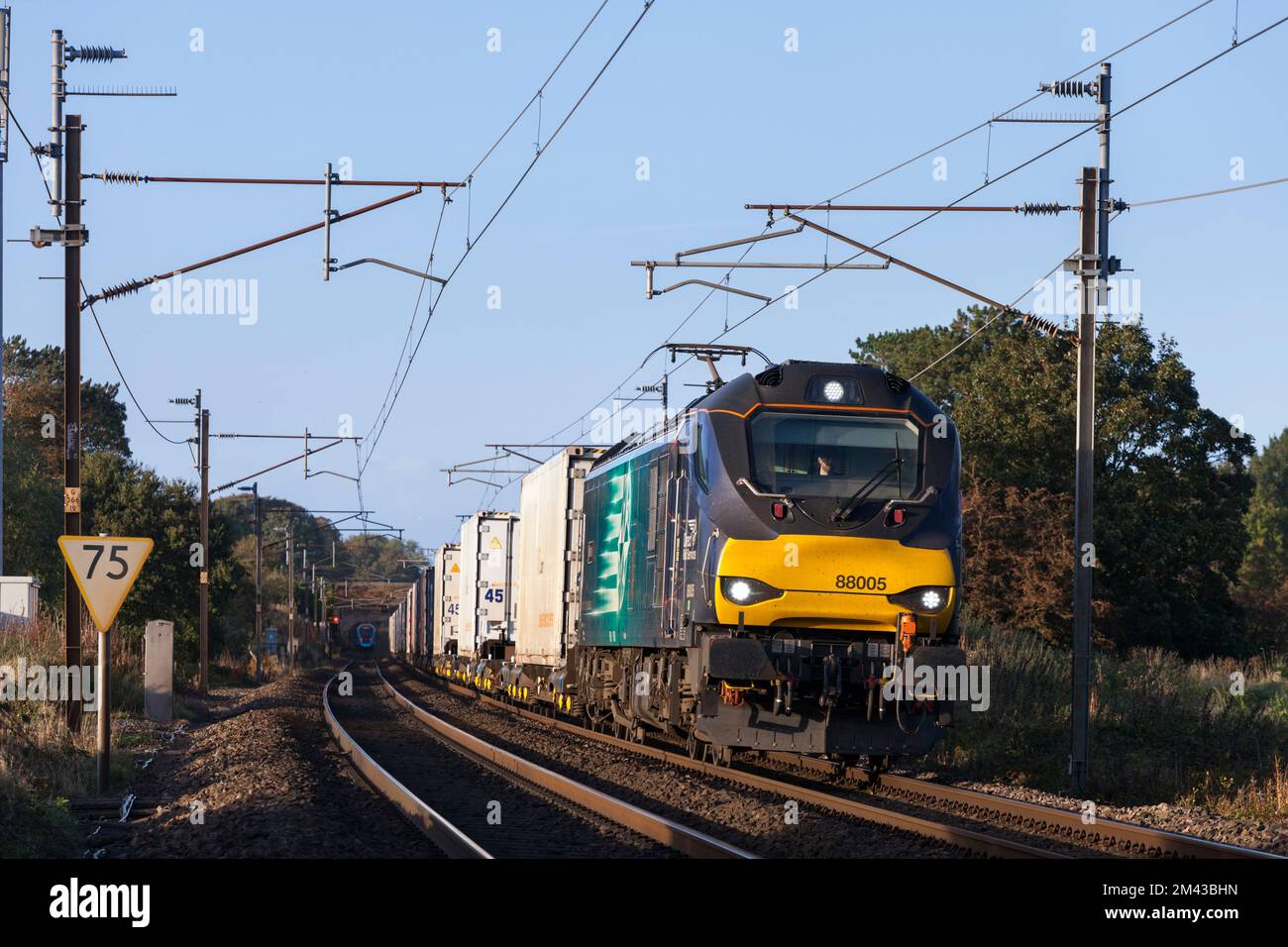 Direct Rail Services class 88 locomotive 88005 on the west coast ...
