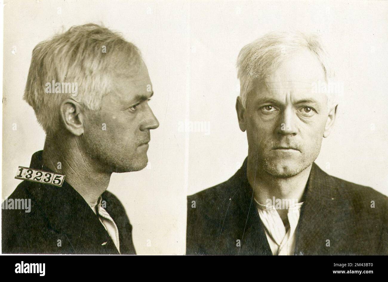 Photograph of Joseph Marnon. Bureau of Prisons, Inmate case files Stock ...