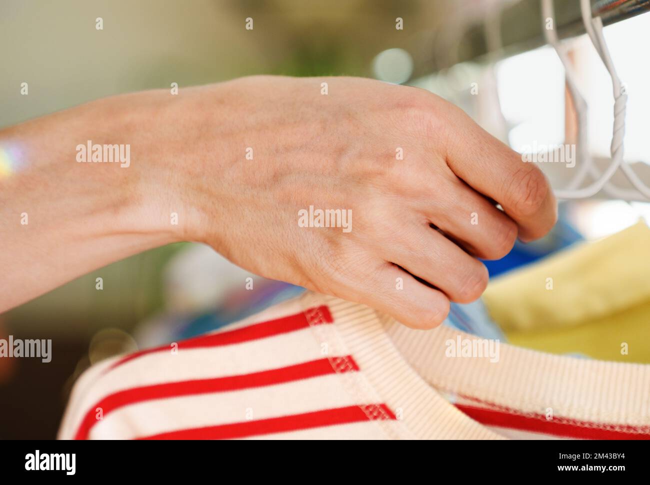Pre owned clothes resale Stock Photo - Alamy