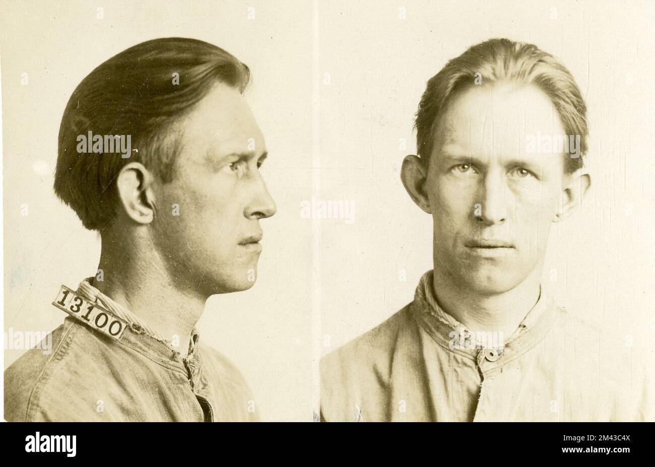 Photograph of Carl Ahlteen. Bureau of Prisons, Inmate case files Stock ...