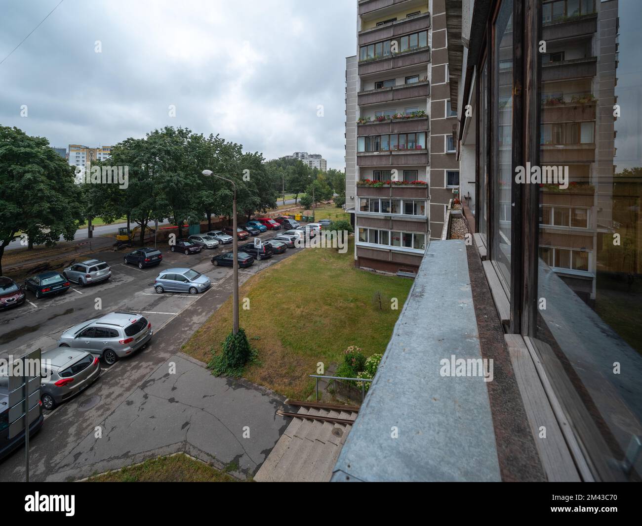 Parking top view park near hi-res stock photography and images - Alamy